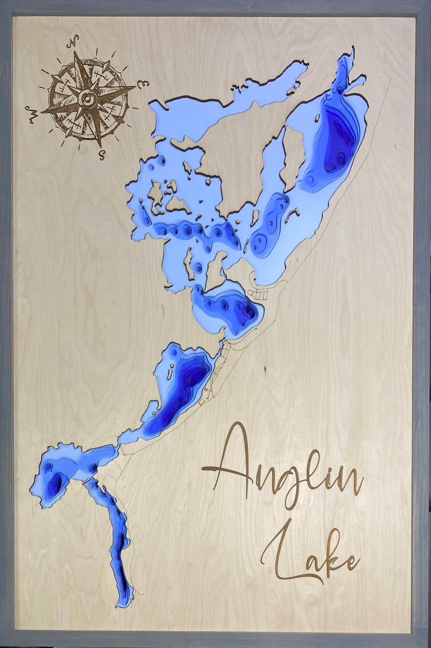 Anglin Lake layered map , Saskatchewan – Northern maps