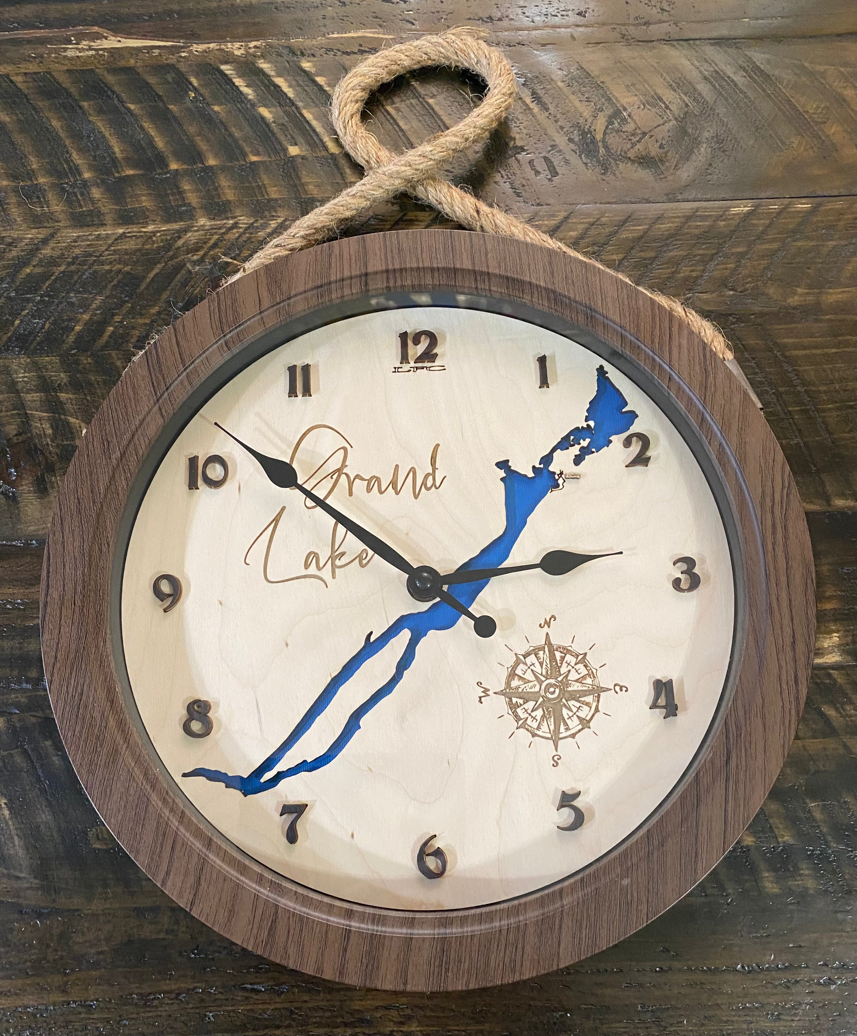 Grand Lake , Newfoundland Wall Clock – Northern maps