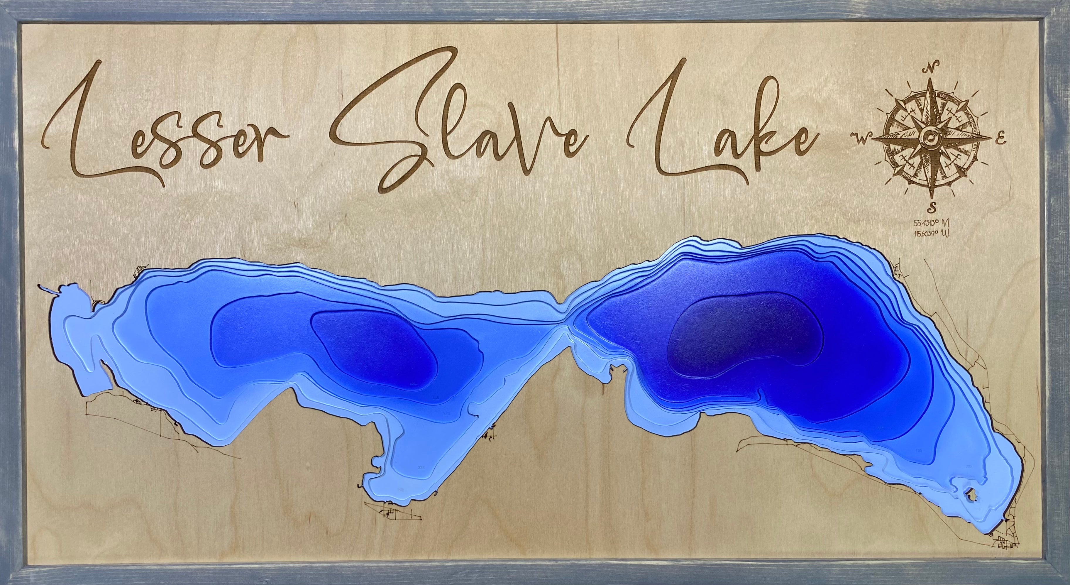 Lesser Slave Lake , Alberta – Northern maps
