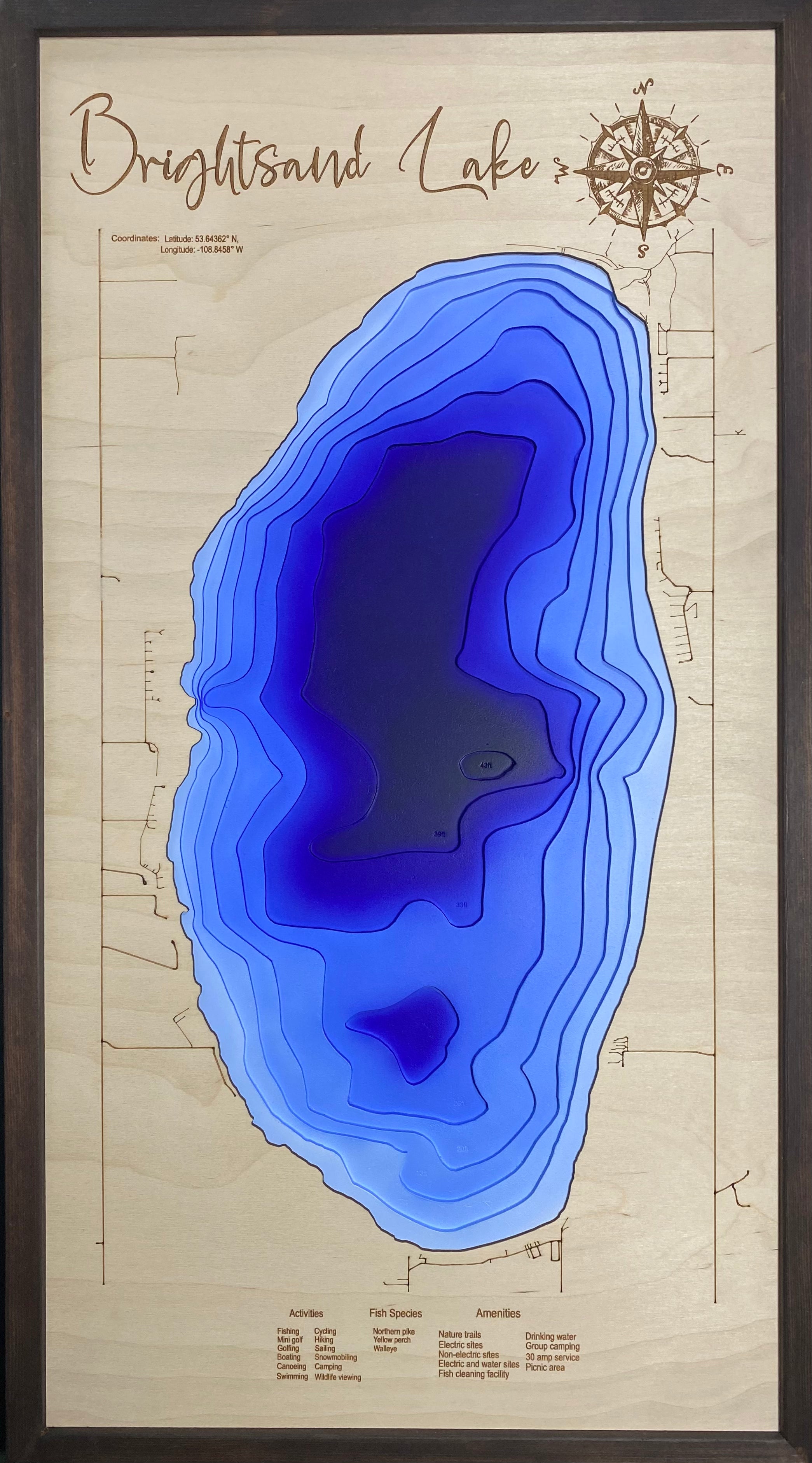 Brightsand Lake , Saskatchewan – Northern maps