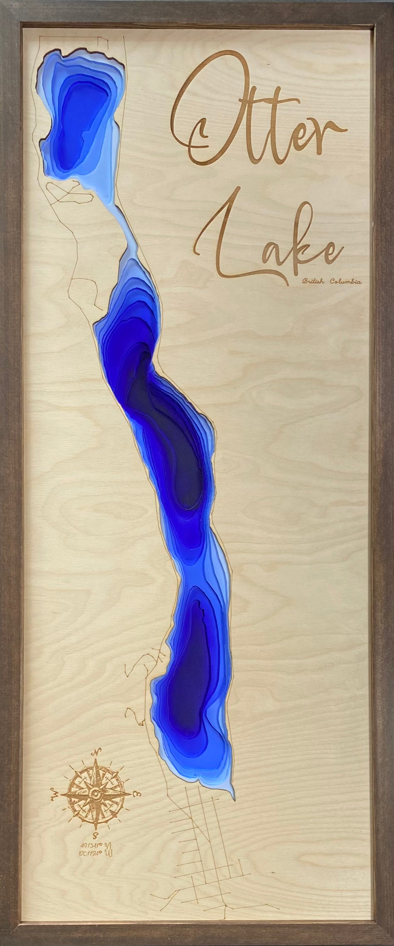 Otter lake , British Columbia – Northern maps
