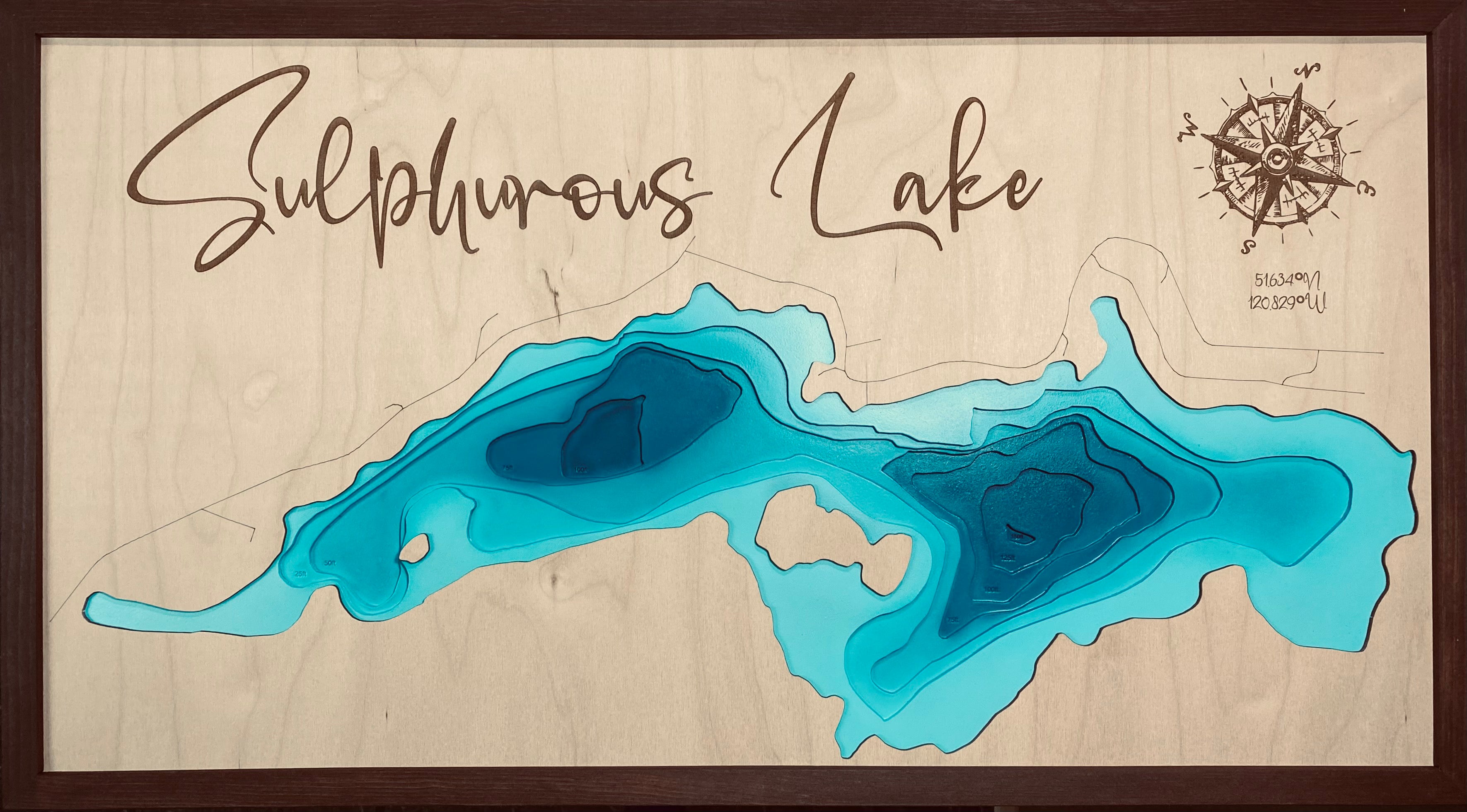 Sulphurous Lake , British Columbia – Northern maps